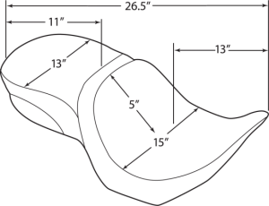 Seat Low profile Hammer Backrest Optional Custom designed Victory ...