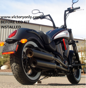 Rear Turn Signal Assembly Red LED’s Low Profile Vegas Gunner Highball ...