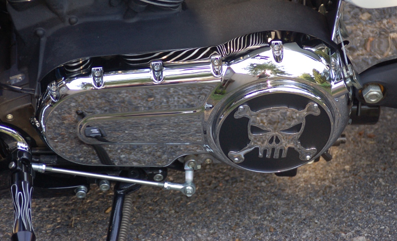 Victory Motorcycle Engine Cover Skull and Bones Victory Only Motorcycle ...