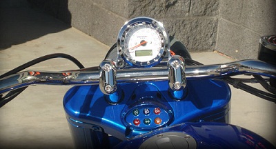 Custom Speedo Bezel, Chrome 2 | Victory Only