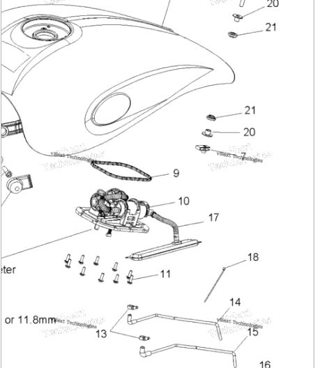 2521169 FUEL PUMP VICTORY 2009 - 2017 HAMMER, JACKPOT, KINGPIN HIGHBALL ...