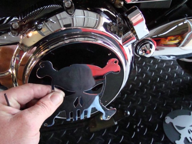 Engine Cover Victory Skull and Flame | Victory Only