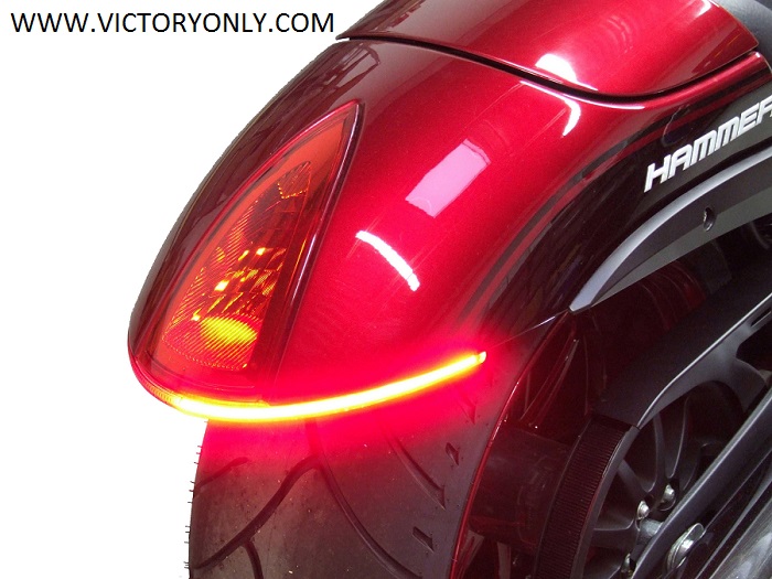 Rear Turn Signal Assembly Red LED’s Low Profile Vegas Gunner Highball ...