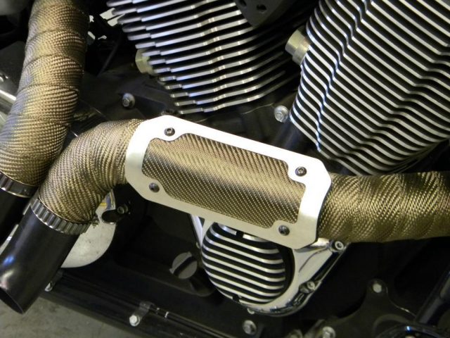 Custom Motorcycle Heat Shields