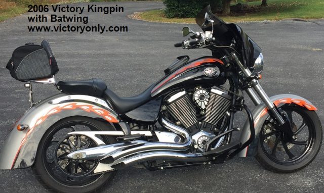 Victory Batwing Fairing Windshield and Mount Kit