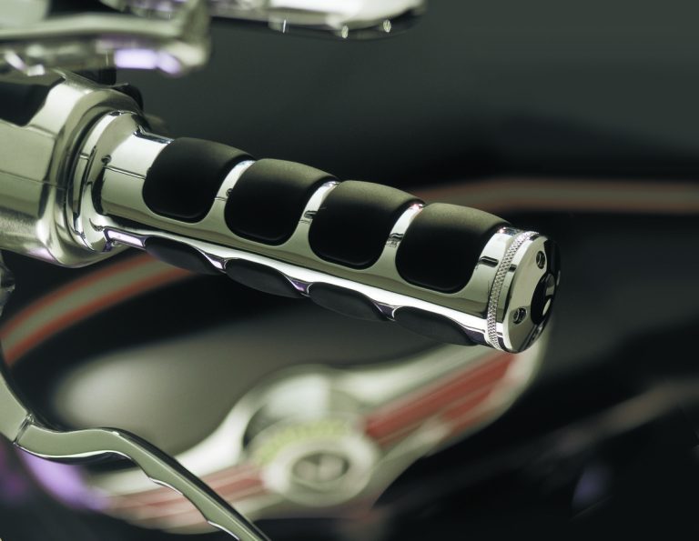 6235 ISO Grips kuryakyn comfort Grip chrome / black