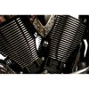 Victory Cam Bolt Covers Finned Aluminum Round Black / Contrast / Chrome ...