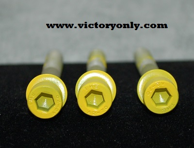 Steel Belt Guard Bolt Kit Chrome, Black & colors