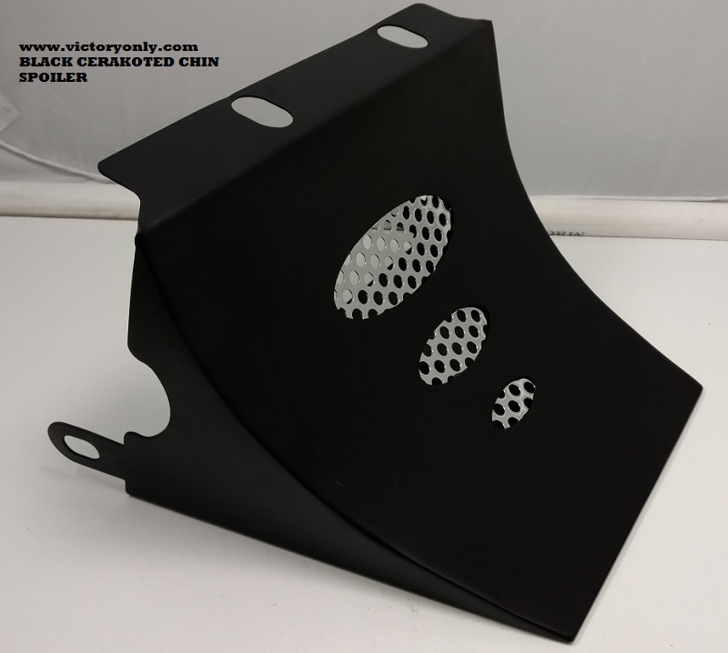 HOT ROD CHIN SPOILER VICTORY MOTORCYCLE chin spoiler ceramakoted black ...