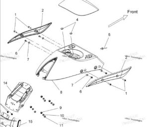 Rear Fender Trim Bolts Replaces 7518084 Vegas Hammer Jackpot Boardwalk ...