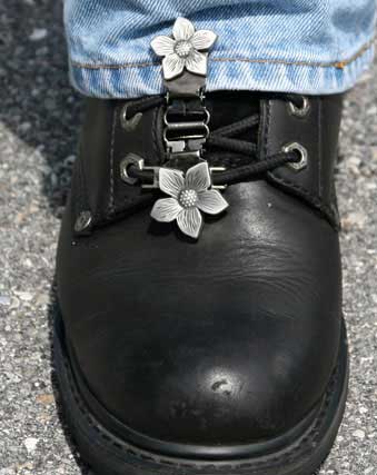 CLIPS LACED BOOTS HOLDS PANTS DOWN MULTIPLE STYLES Victory Motorcycle ...
