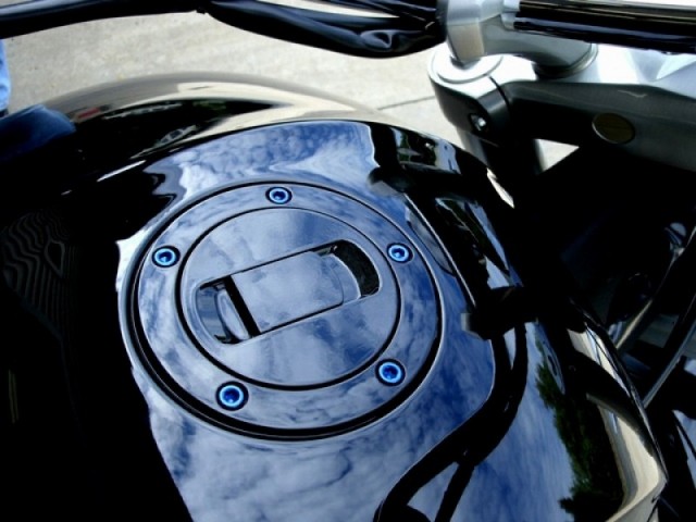 Victory Bolts Colored Gas Tank Lid Red, Blue, Orange, Black Victory ...