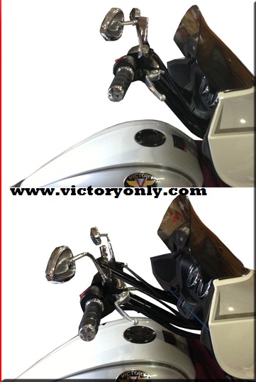 SPIKE BEND CUSTOM HANDLEBARS FOR VICTORY CROSS COUNTRY | Victory Only