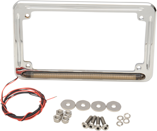 led tag mount frame 3rd brake light chrome Victory Only Motorcycles