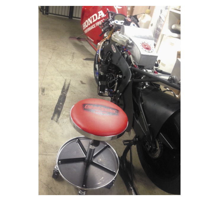 shop stool red Victory Only Motorcycles