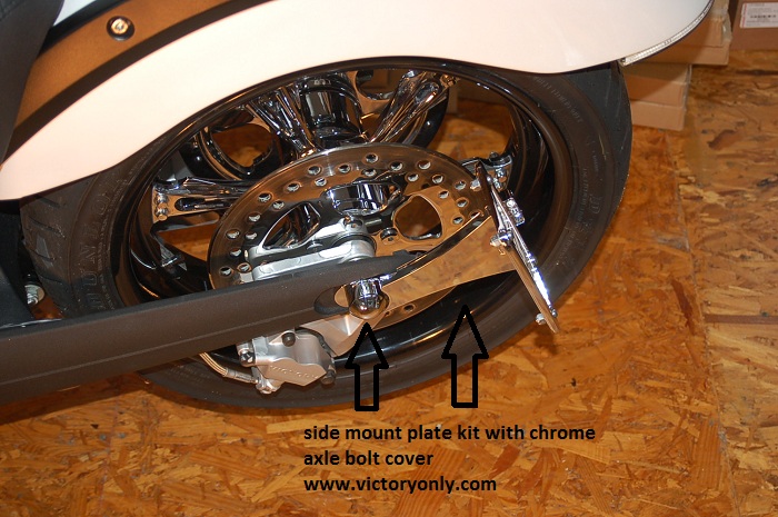 Victory Motorcycle Side Mount License Plate Horizontal or Vertical ...