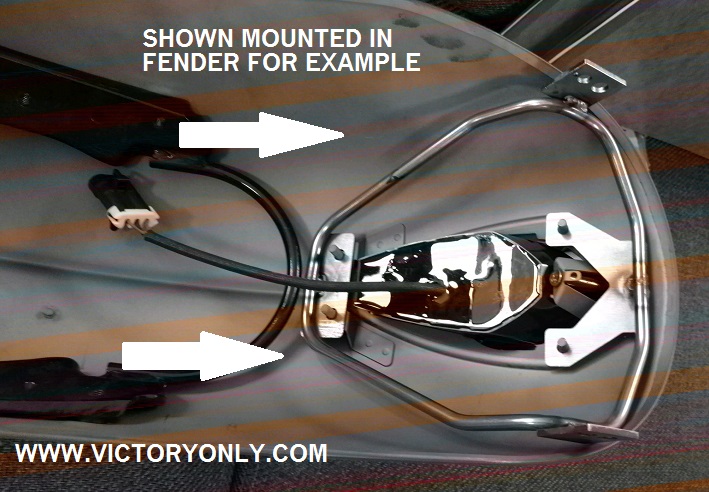 REAR BULLET LIGHT MOUNTING BRACKET RELOCATION KIT VEGAS HIGHBALL GUNNER ...