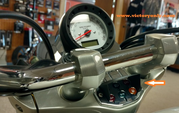 Light Visor Indicator Lights Victory Black / Chrome Victory Motorcycle ...